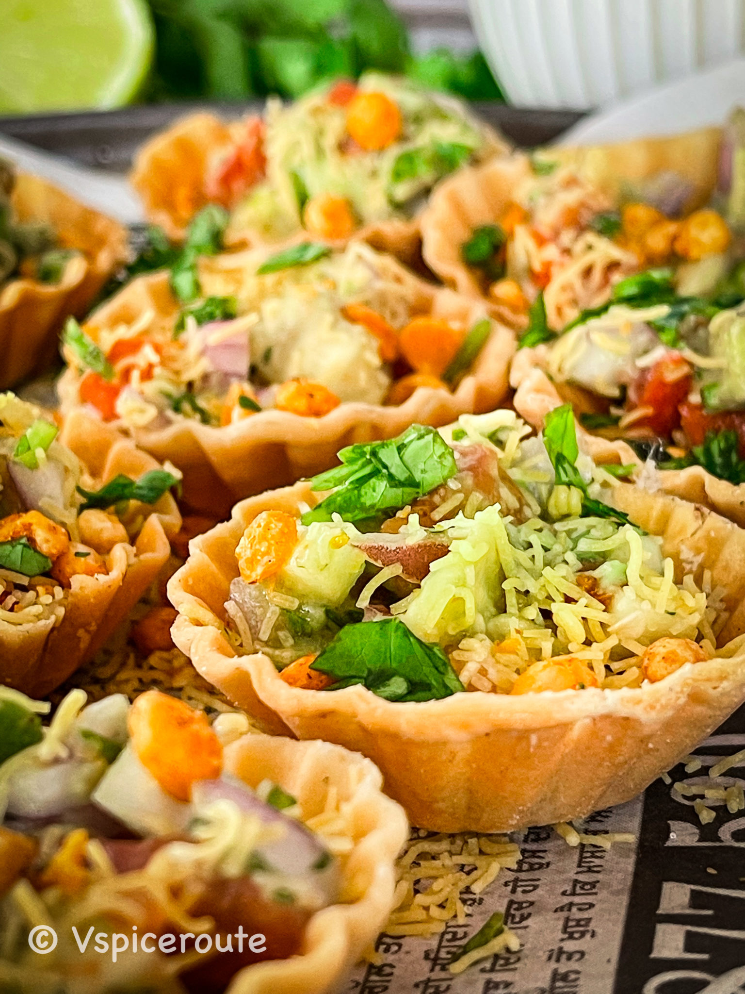 Avocado Basket Chaat - vspiceroute