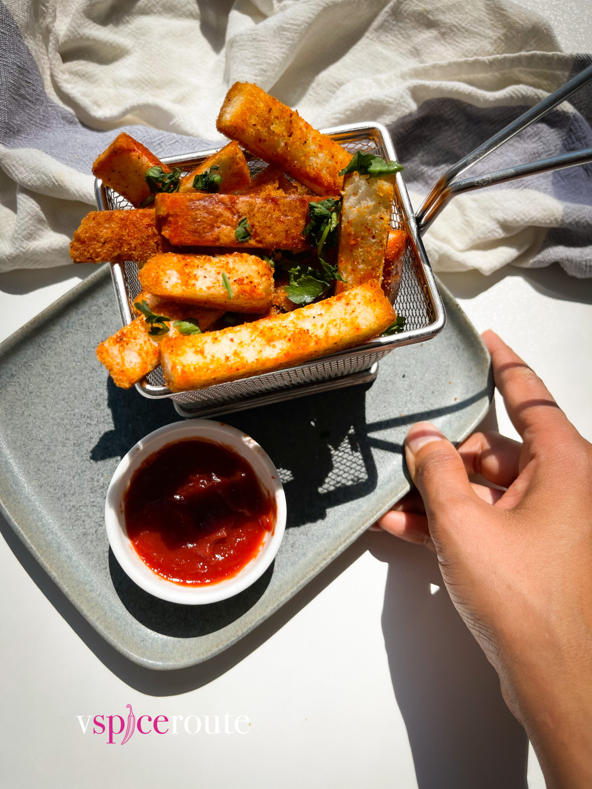 Masala Bread Fries - vspiceroute