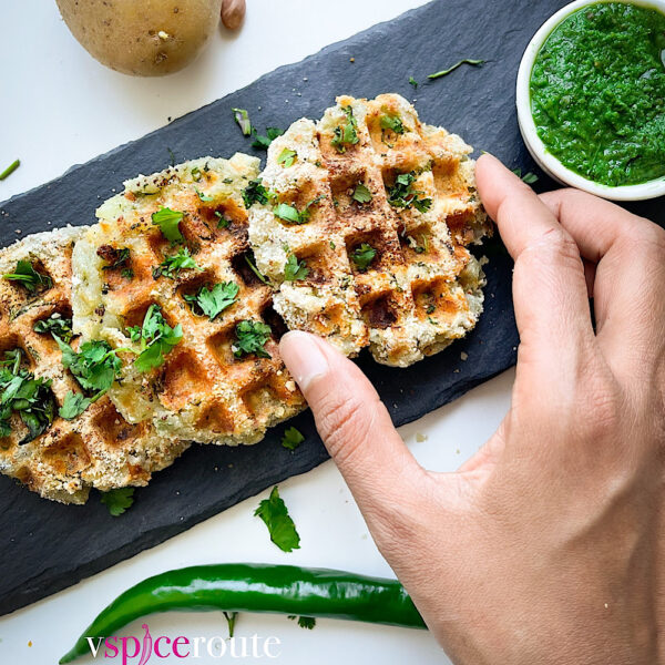 Farali Pattice Waffles | Faradi Pattice - vspiceroute