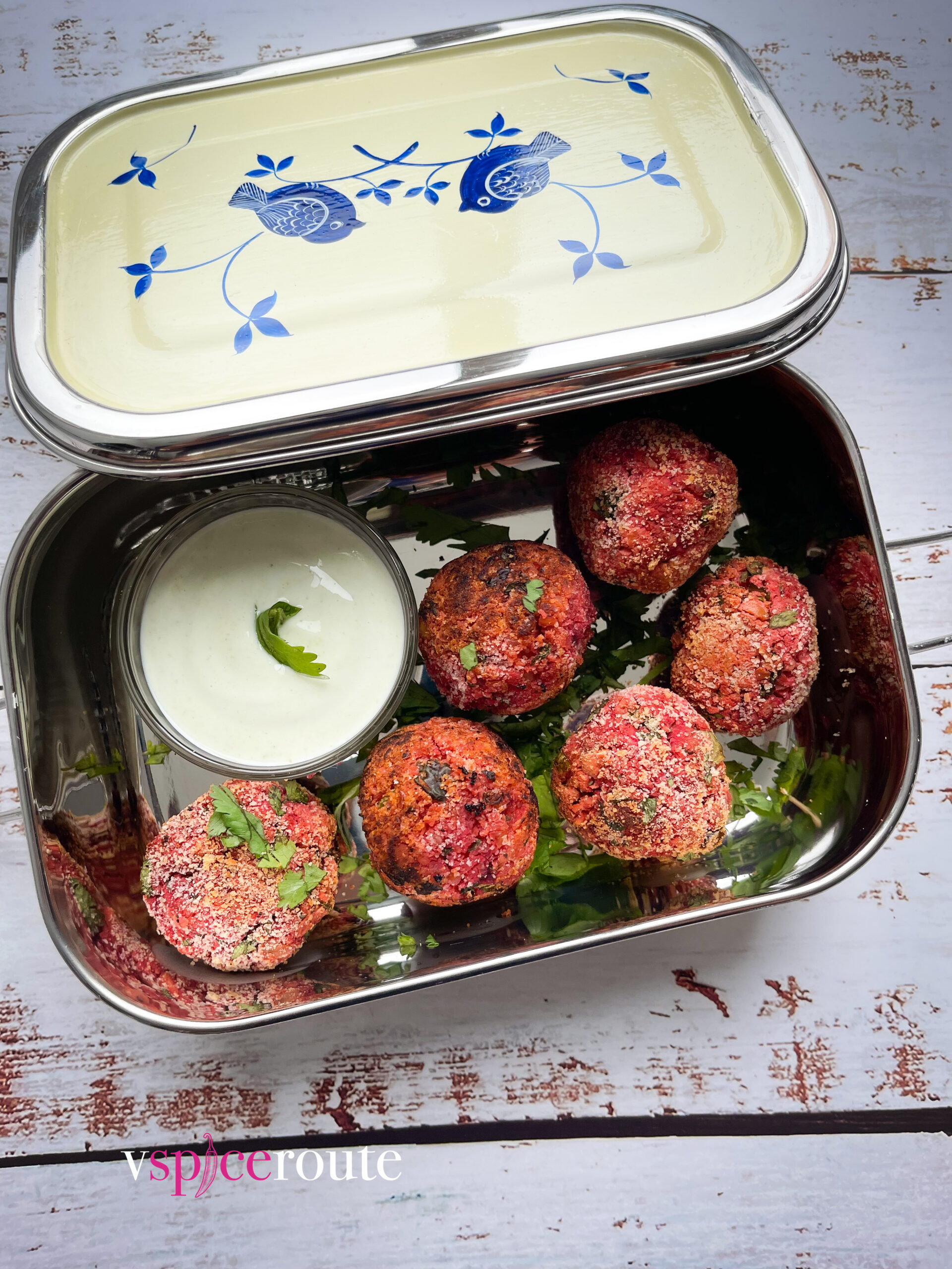 Beet & Chickpeas Croquettes - vspiceroute