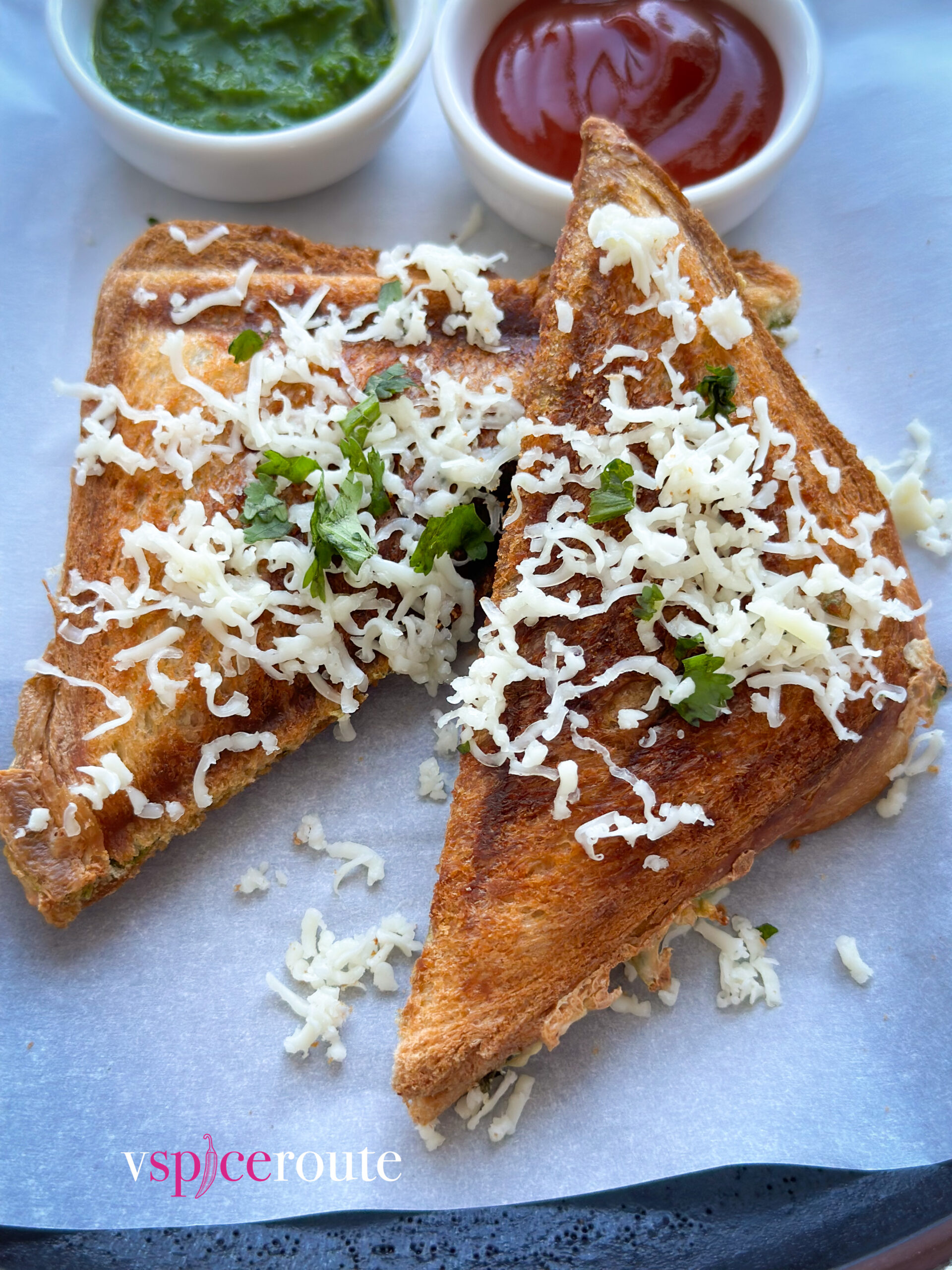 Aloo Toastie | Potato Sandwich - vspiceroute