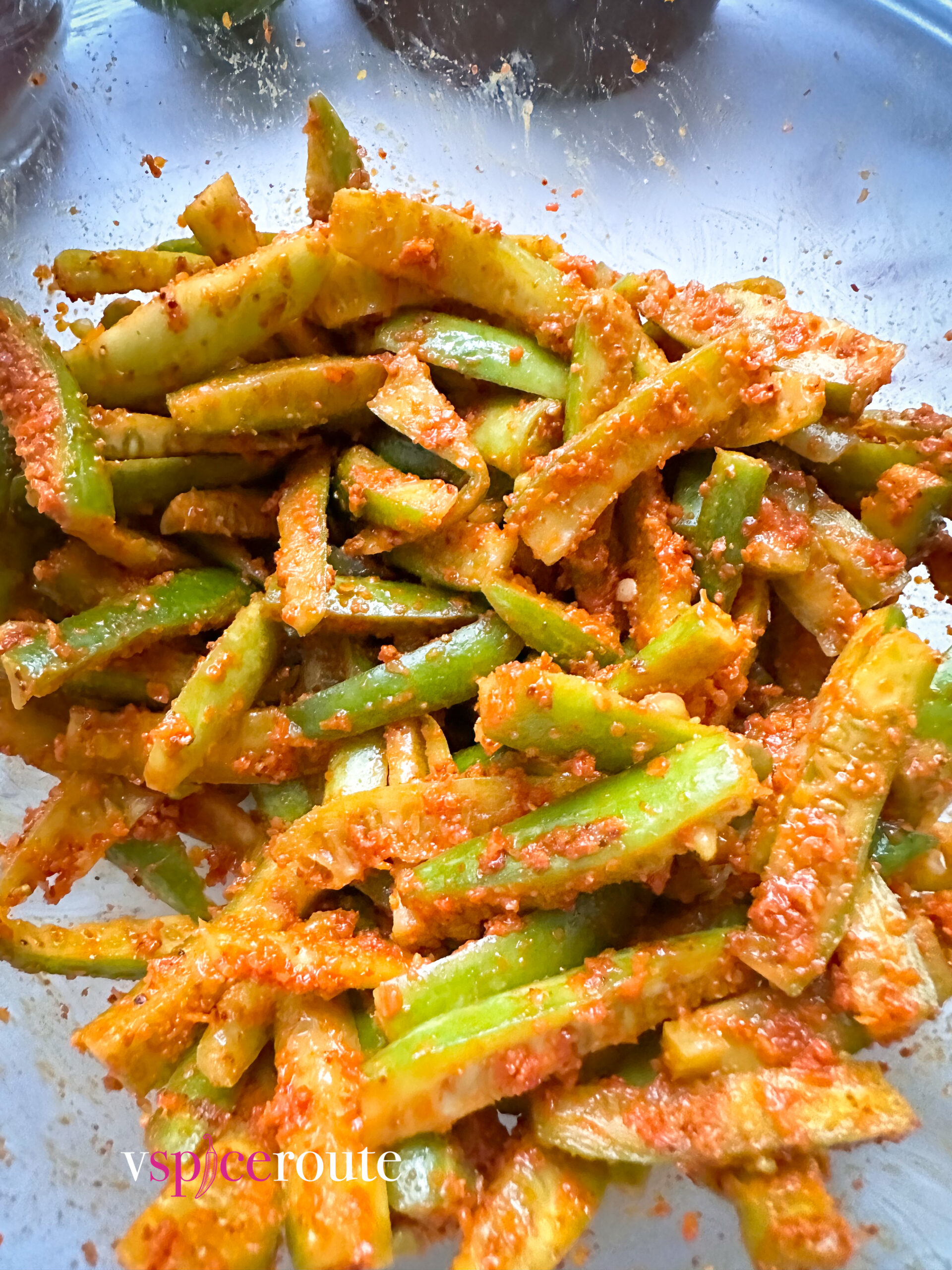 Tindora Nu Athanu | Ivy Gourd Pickle - vspiceroute