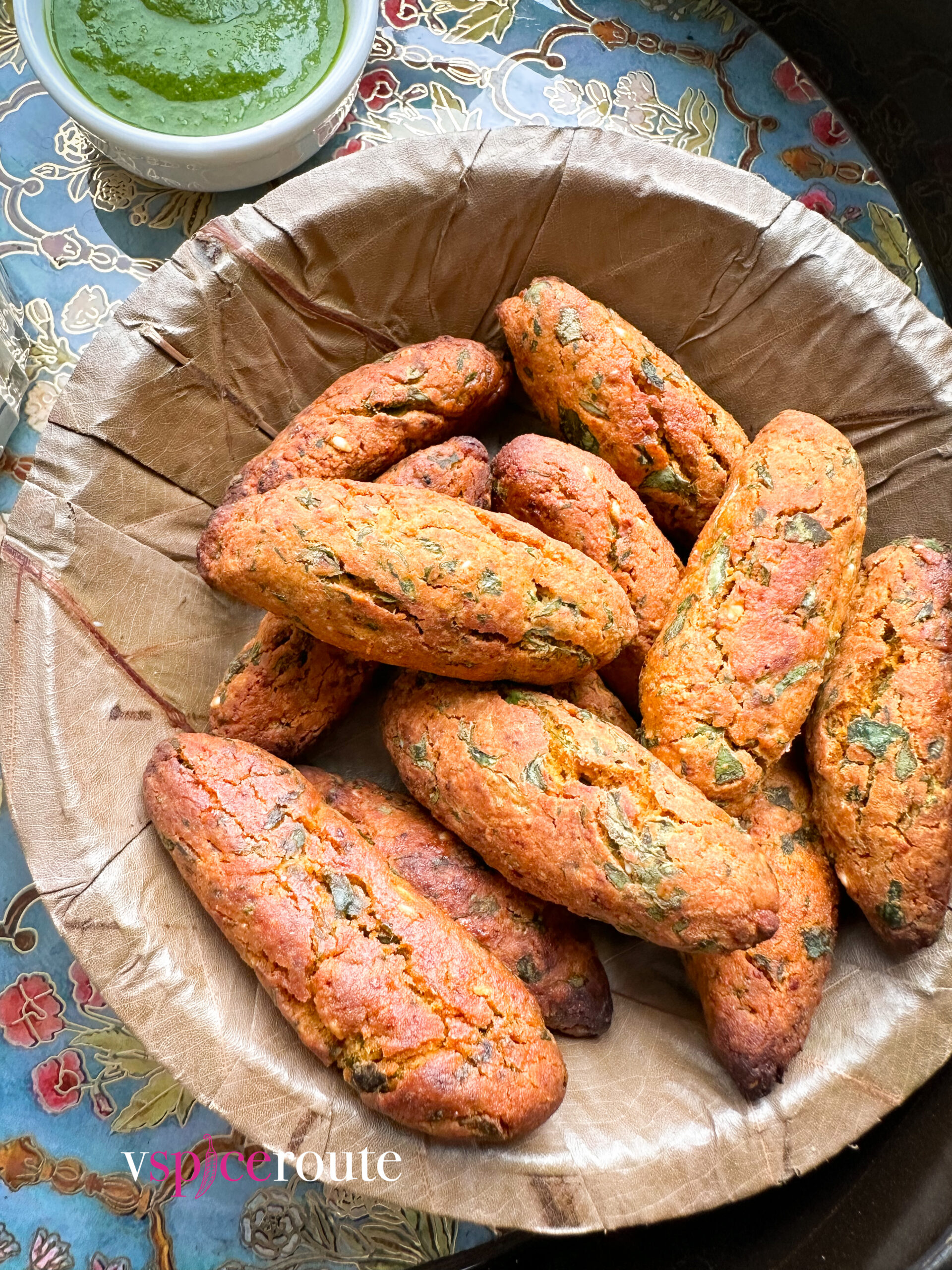Airfried Methi na Muthiya | Fenugreek Muthiya - vspiceroute