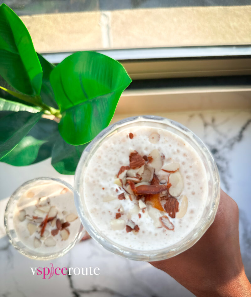 Khajoor (Dates) & Anjeer (Fig) Milkshake - vspiceroute