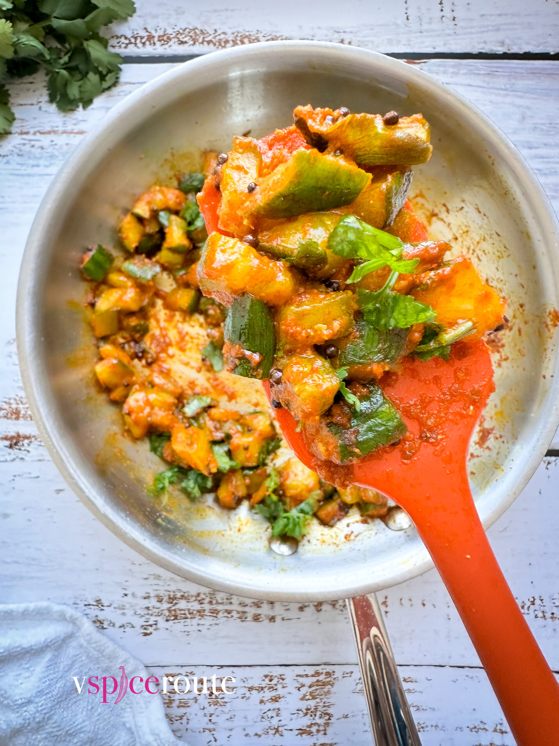 Kakdi Nu Shak | Cucumber Sabzi - vspiceroute