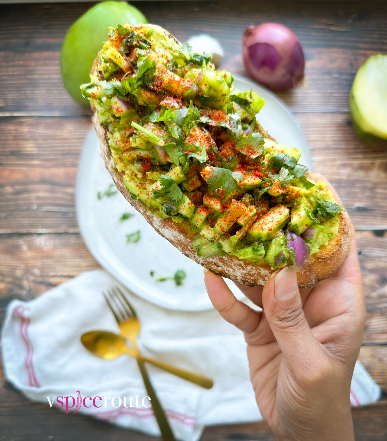 AvoMango Toast | Avocado Mango Toast - vspiceroute