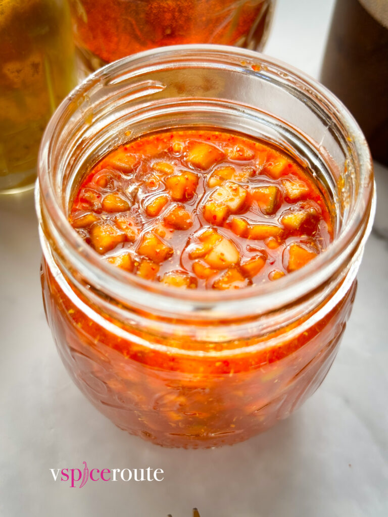 Instant Katki Keri nu Athanu | Mango Pickle - vspiceroute