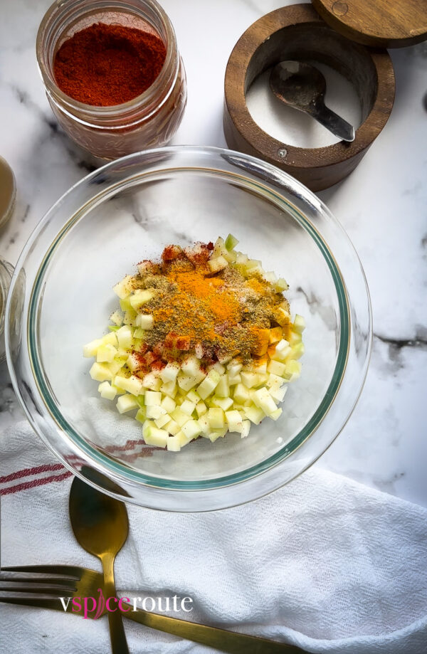 Instant Katki Keri nu Athanu | Mango Pickle - vspiceroute